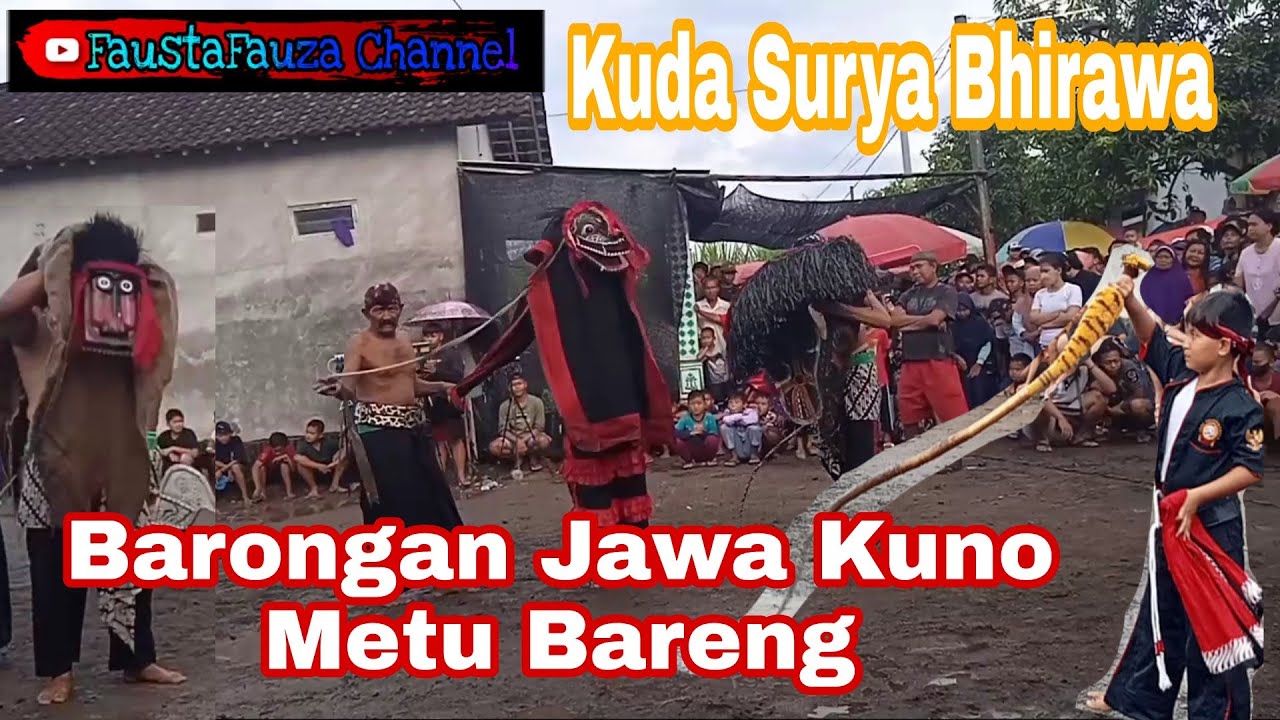 Barongan Jawa Kuno metu bareng || Kuda Surya Bhirawa - YouTube
