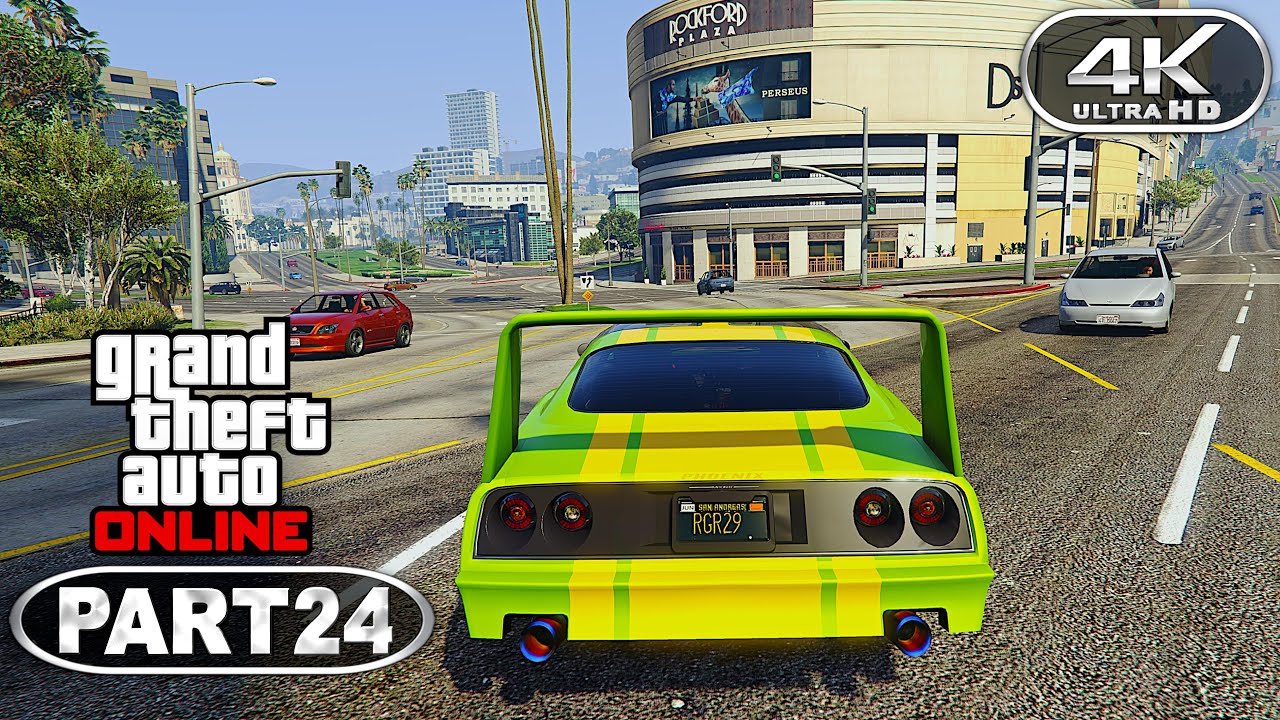 GTA Online 4K Gameplay Walkthrough Part 24 - No Commentary - YouTube