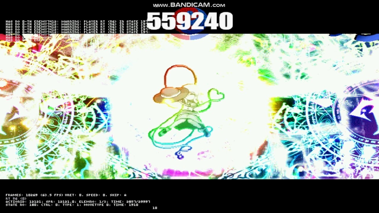 [mugen] Rainbow Koishi showcase - YouTube