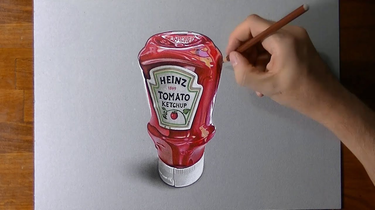 3 drawings... realistic and quite easy! - YouTube