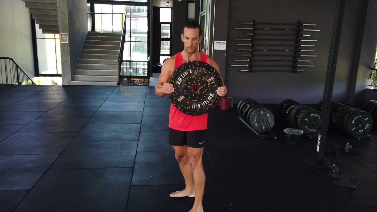 Weight Plate Standing Rotation | Best Exercise for Obliques - YouTube