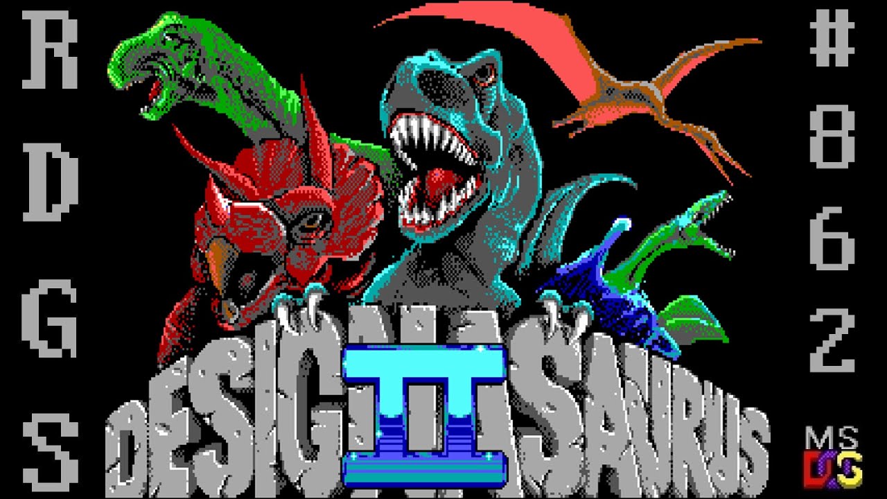 Random DOS Game Show #862: Designasaurus II (1990) - YouTube