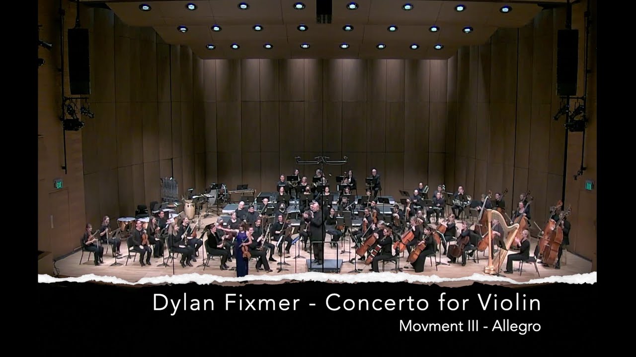 Dylan Fixmer - Concerto for Violin - Mvt. III - Allegro - YouTube