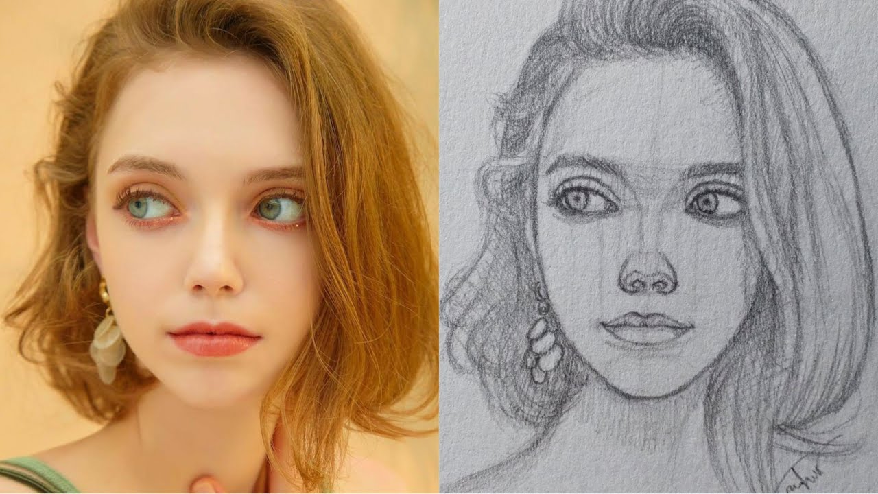 Unveiling the Amazing Secret for Drawing the Perfect portrait #tutorial ...