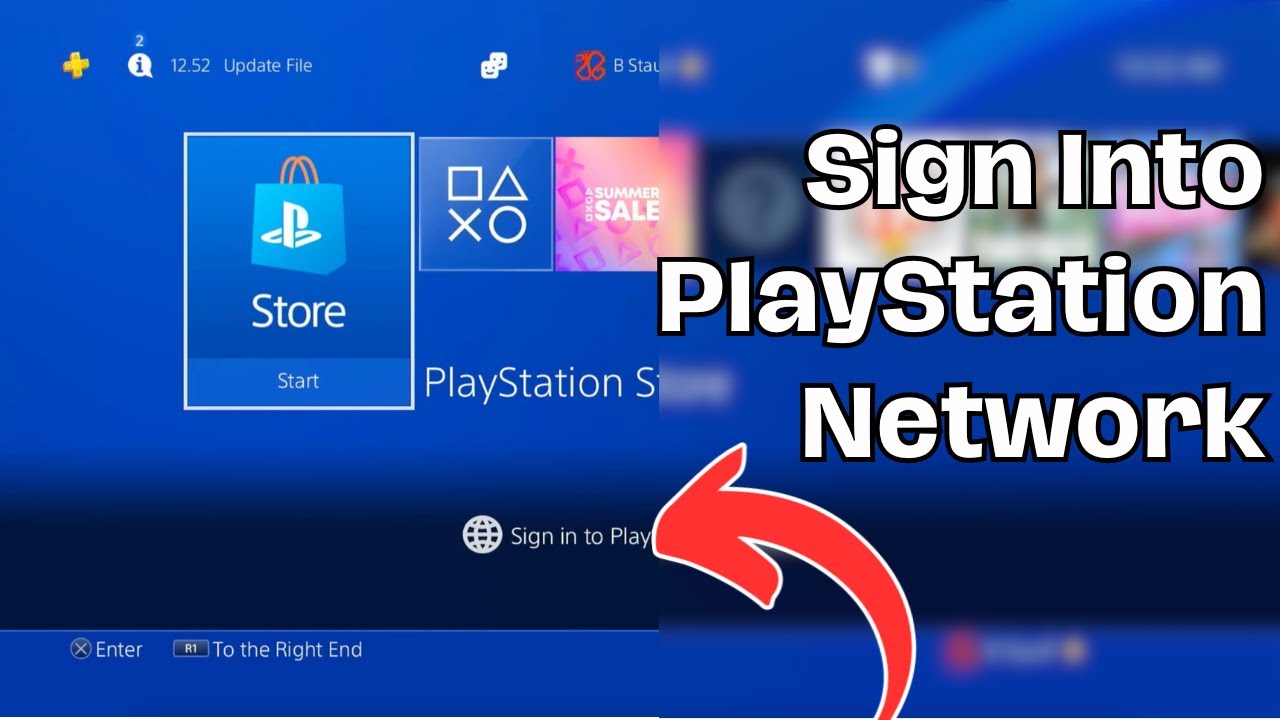How to Sign Into PlayStation Network on PS4 (Easy Method) - YouTube