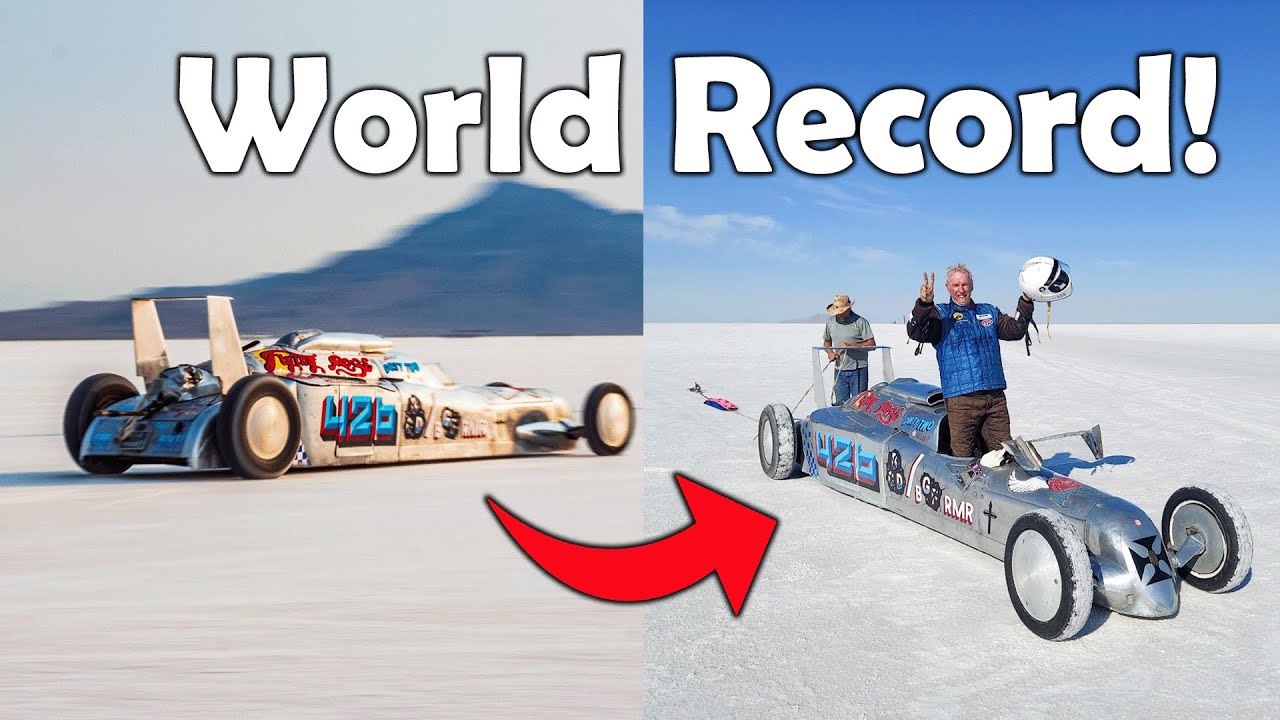 Salt Flats Record Holder Shows Off His Record-Breaking Speed Machine ...