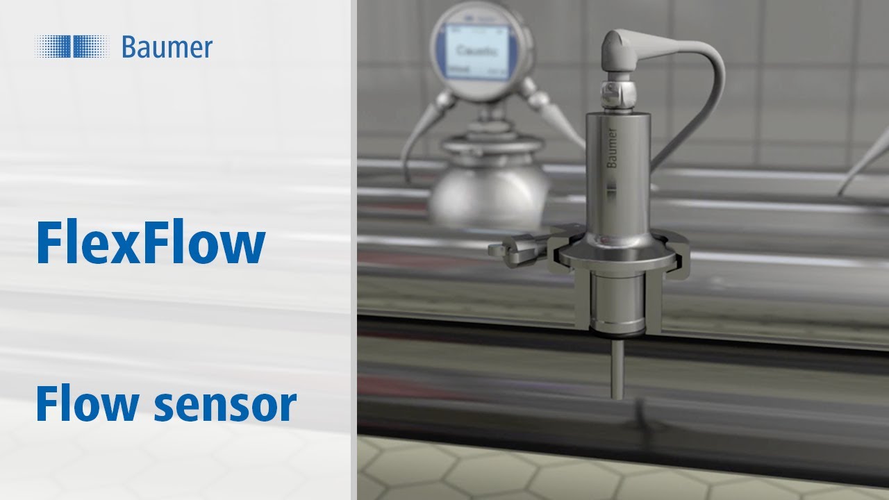 Baumer | Calometric flow sensor FlexFlow | Highlights - YouTube