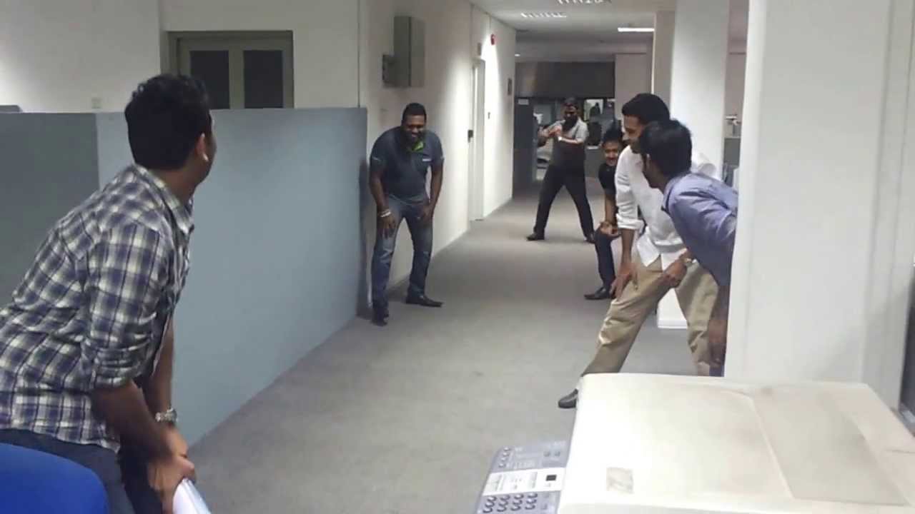 Office Cricket Night - YouTube