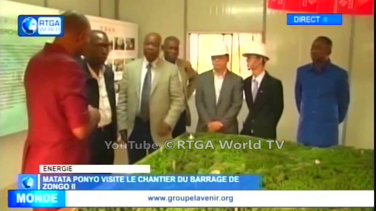 Matata Ponyo Visite le Chantier barrage Hydroelectrique ZONGO II - YouTube