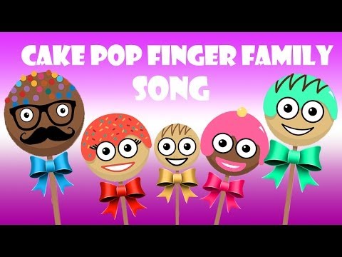 Cake Pop Finger Family Song | Finger Family Collection | Nursery Rhymes ...