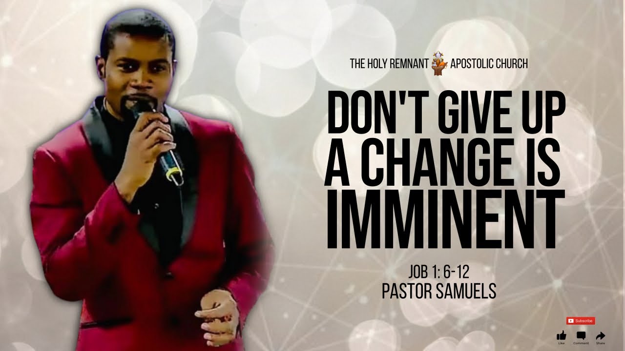 THRAC Sunday Service & Sermon "Don't Give Up, A Change Is Imminent" By ...