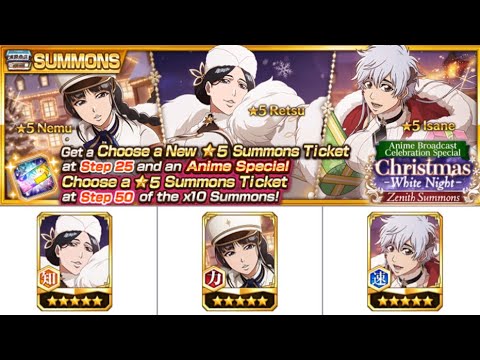 NEW CHRISTMAS SUMMONS! RETSU; NEMU; ISANE; PULL OR NO? FILLERS! WAIFUS ...