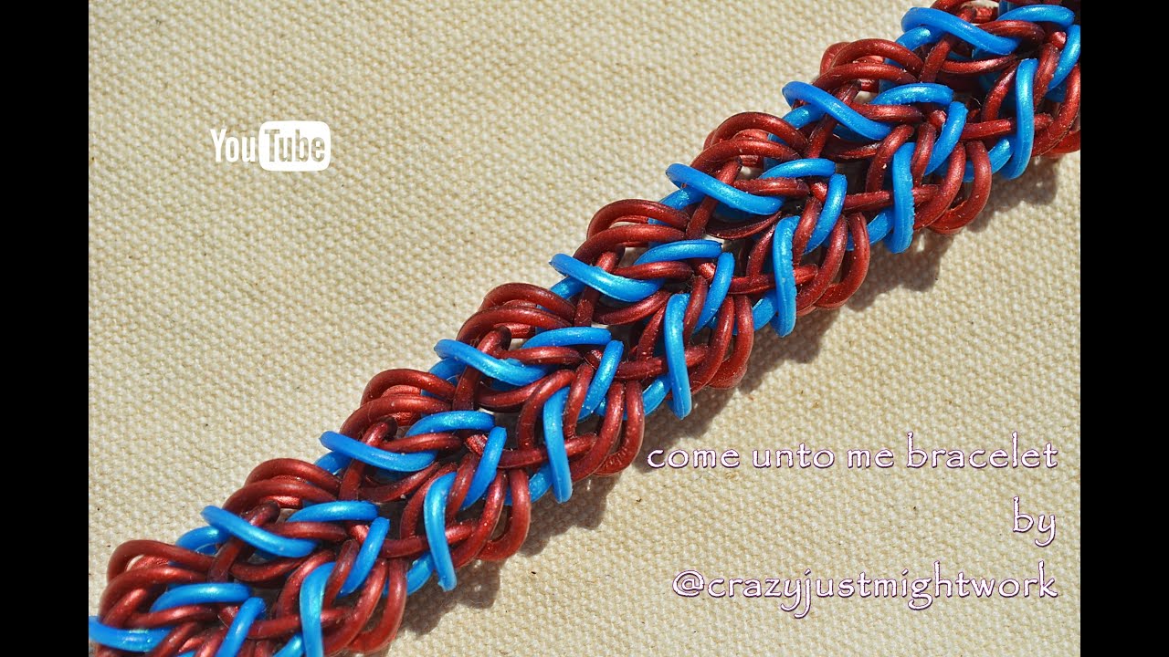 COME UNTO ME BRACELET HOOK ONLY DESIGN TUTORIAL - YouTube