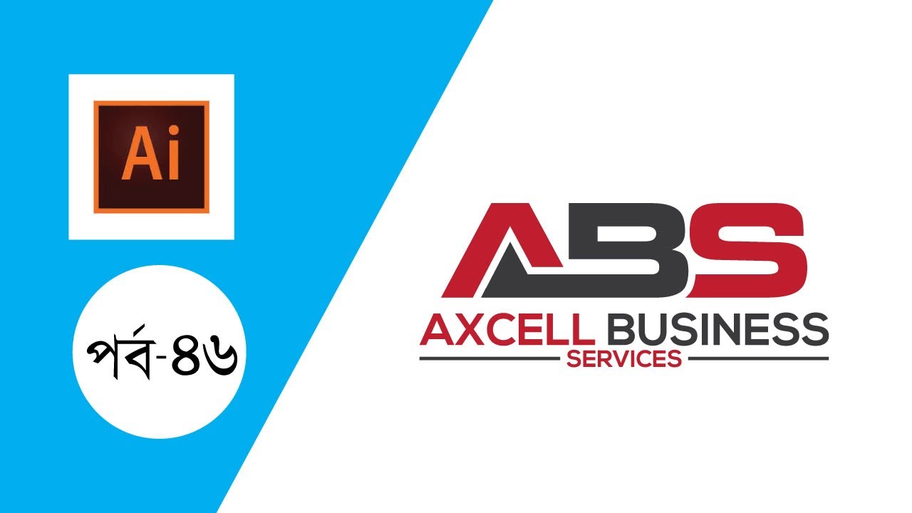 ABS font type logo design*EPISODE-#46*Logo maker M - YouTube