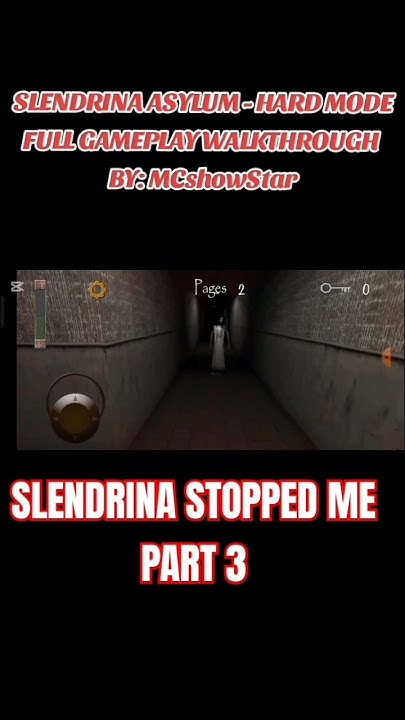 SLENDRINA STOPPED ME PART 3 #slendrina #shorts #trending #youtubeshorts #subscribe #gaming # ...