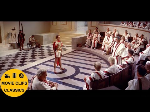 Spartacus (1960) - Gracchus and Crassus in the Roman Senate - YouTube