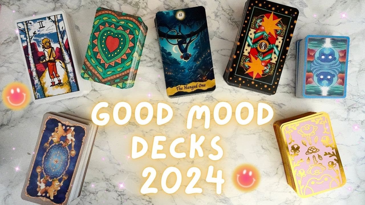 TOP 10 GOOD MOOD TAROT & ORACLE DECKS OF 2024🥳 #goodmooddecks2024 - YouTube