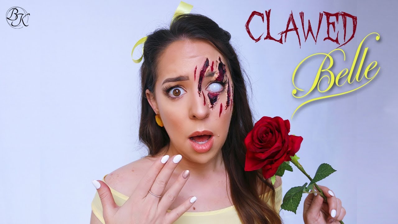 Clawed Belle Beauty & The Beast Makeup Tutorial // by Bridgitte K ...