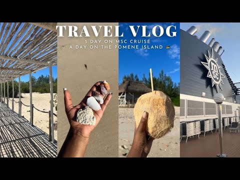 #travelvlog : MSC Orchestra Trip + A Day On The Pomene Island 🏝️ ...