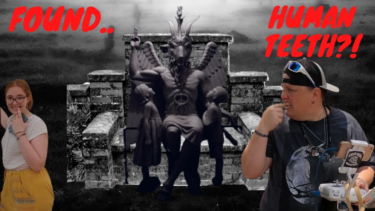 (CREEPY) HUMAN TEETH FOUND AT DEVILS CHAIR CEMETERY CASSADAGA! Drone ...