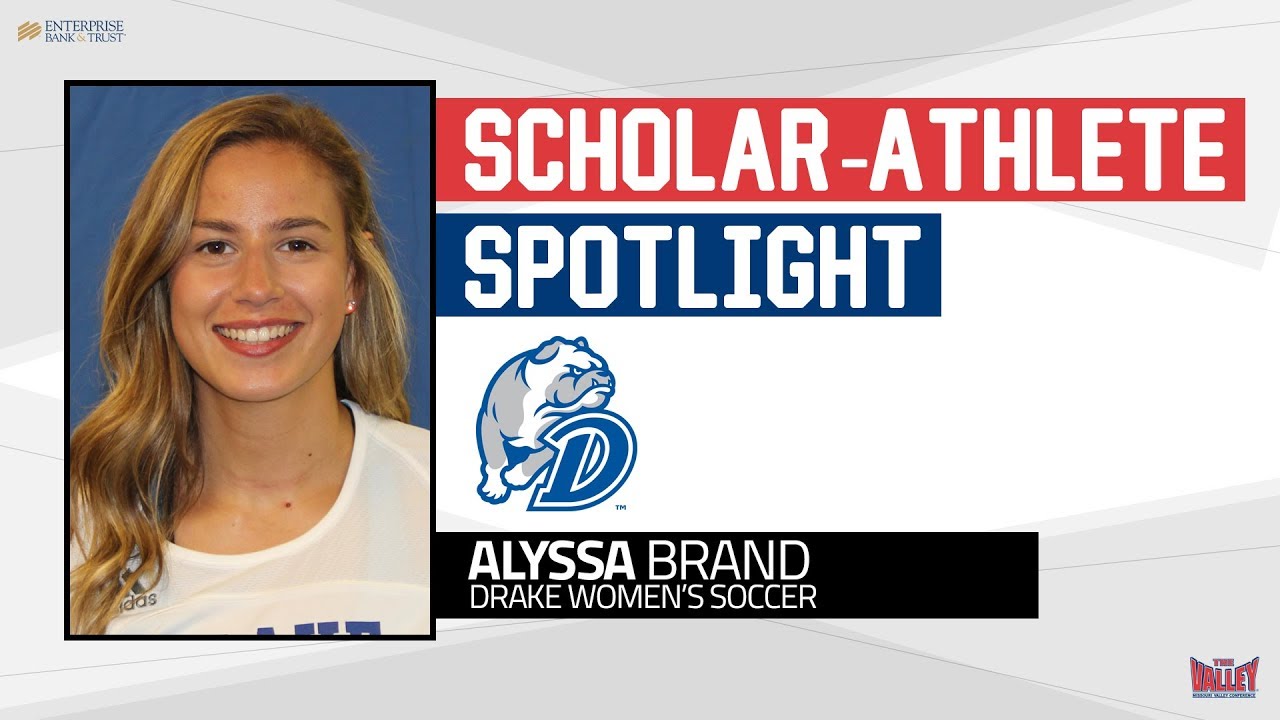 MVC Scholar-Athlete Spotlight - Alyssa Brand, Drake - YouTube