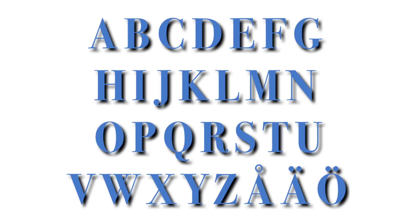 FINNISH ALPHABET - YouTube