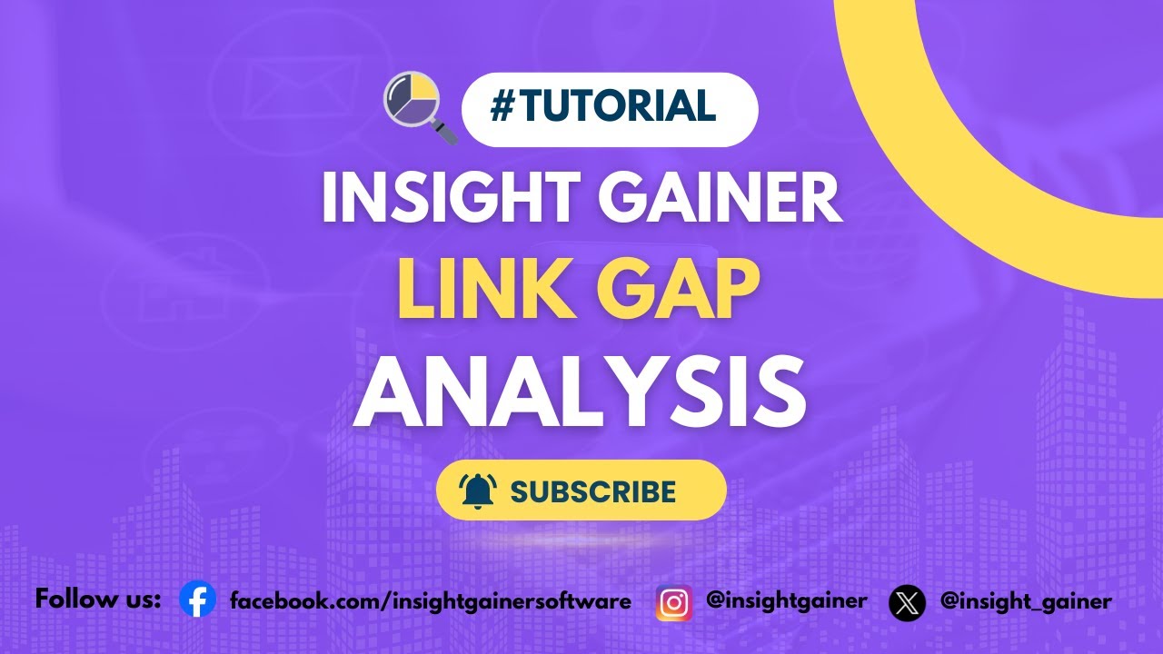 Boost Your SEO with Link Intersect Tool | Insight Gainer Tutorial - YouTube