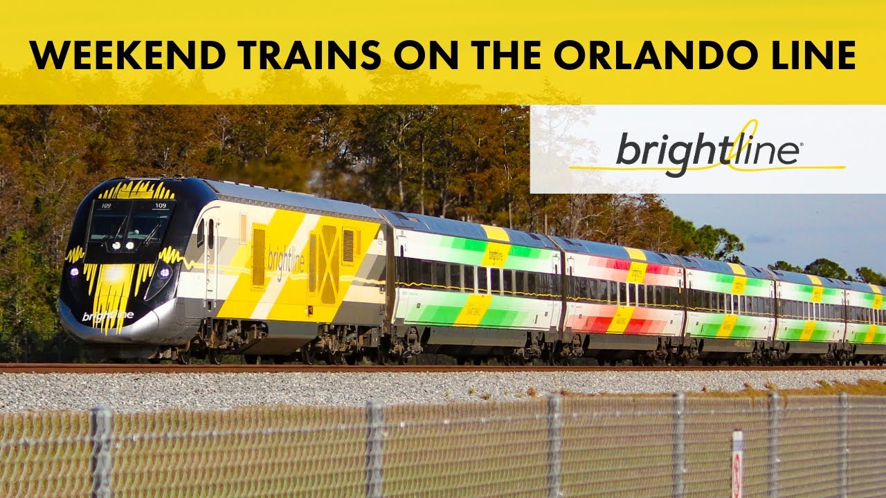 Weekend Trains on the Brightline Orlando Line | Nov/Dec 2024 - YouTube