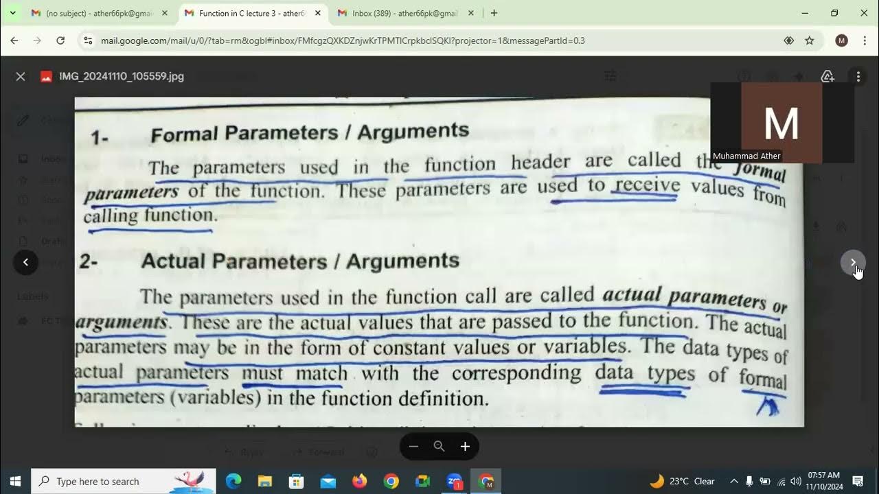 Functions in C: Part 3 - YouTube