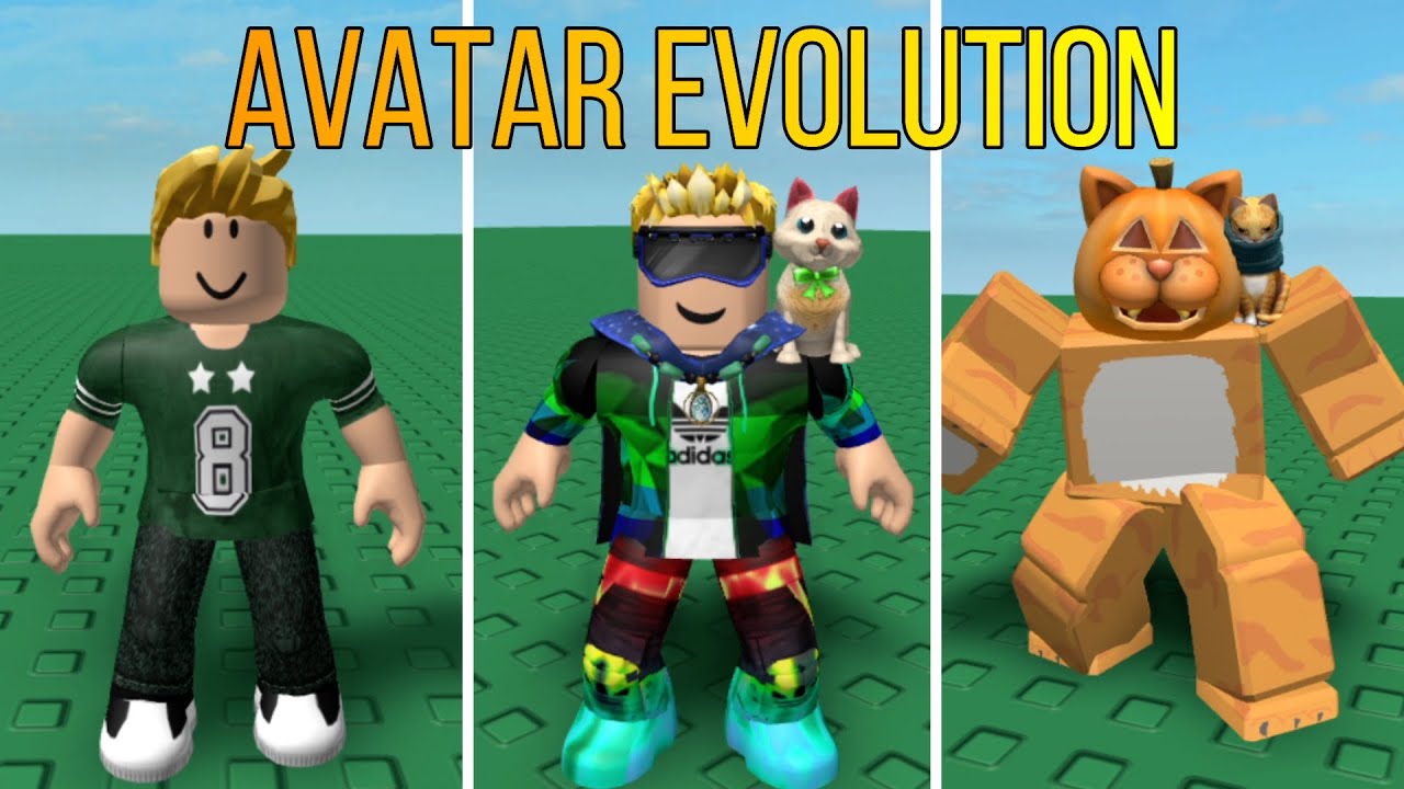 My roblox avatar evolution (2018-2020) - YouTube