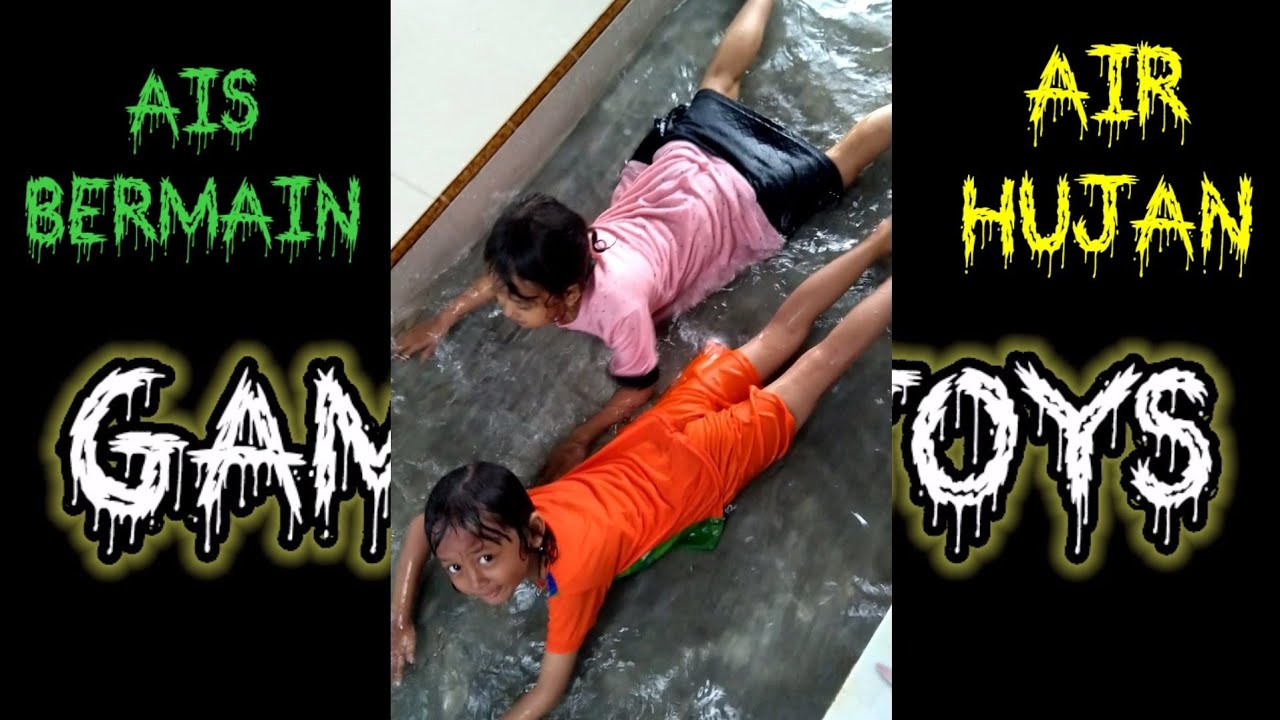 Ais bermain air hujan || Ais playing in the rain - YouTube