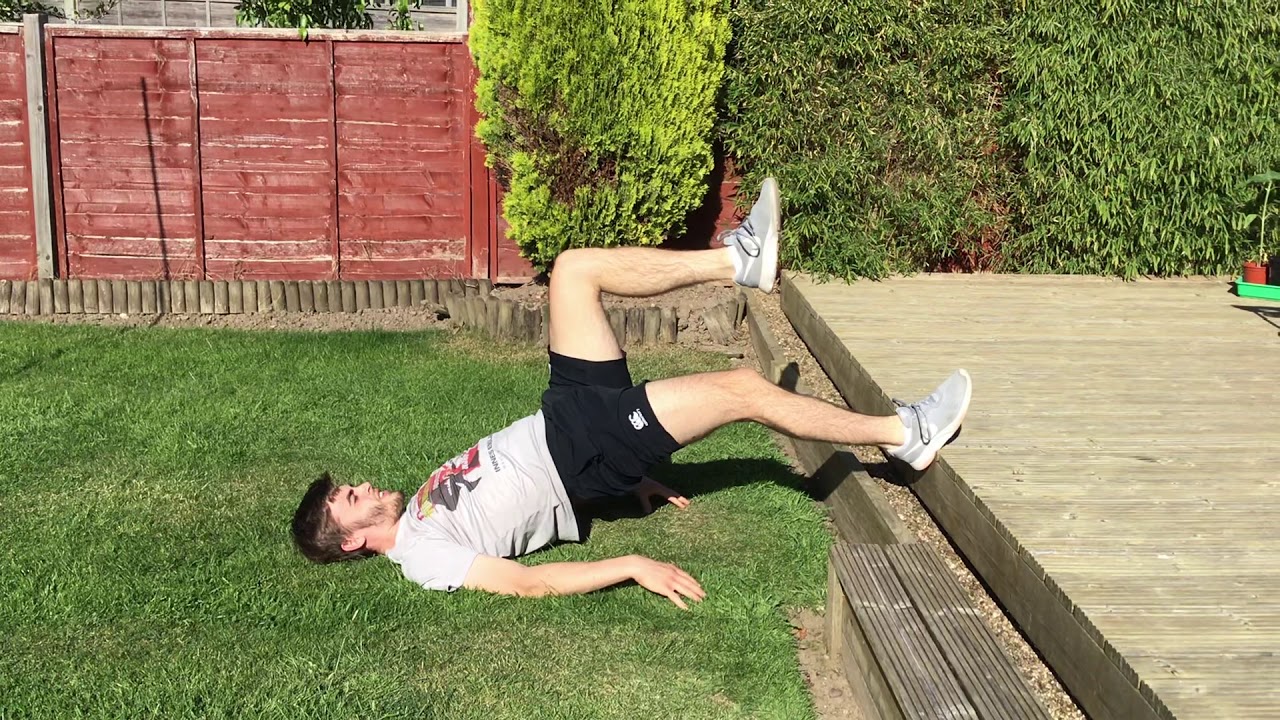 Single Leg Isometric Hamstring Bridge - YouTube