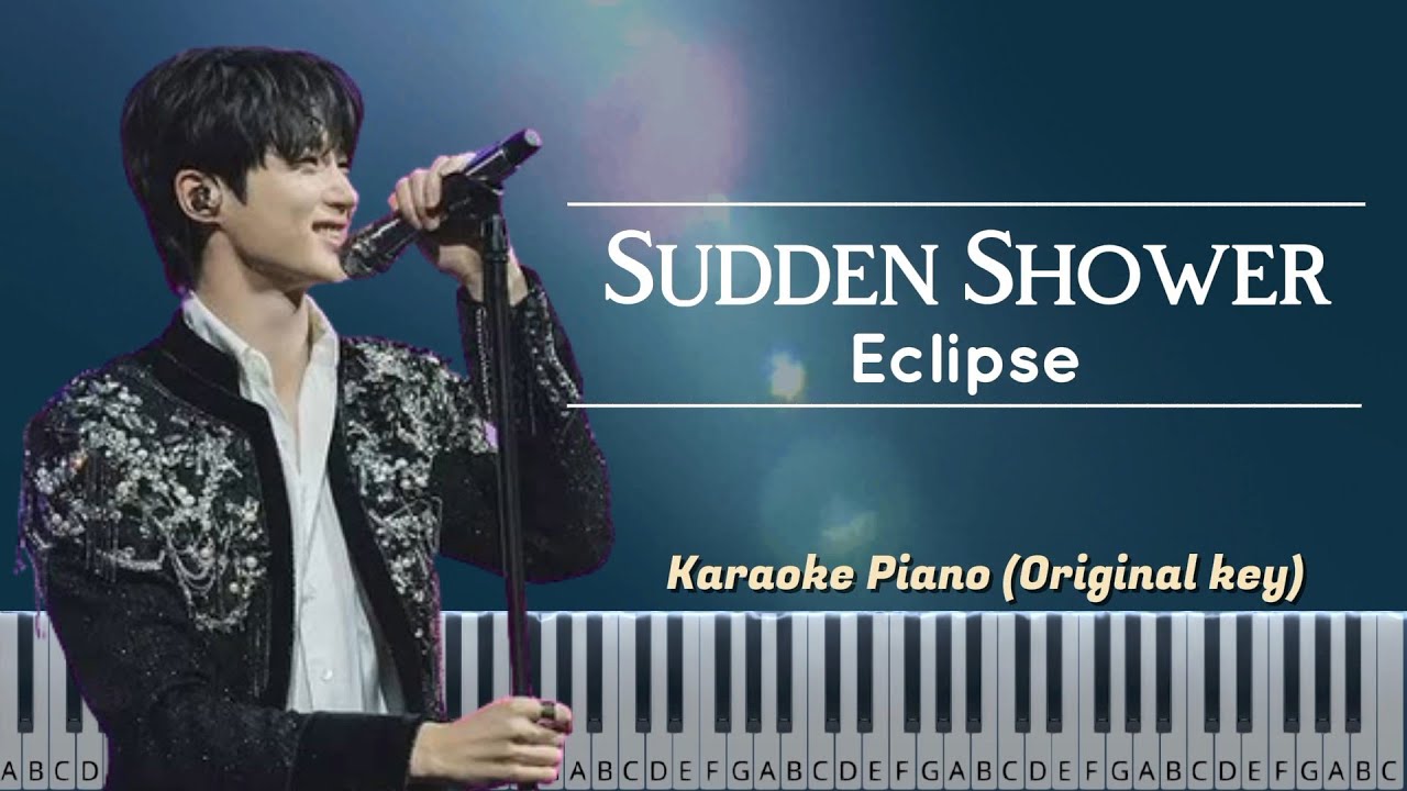 Sudden Shower - Eclipse (OST Lovely Runner) | Karaoke Piano (Original ...