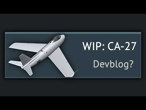 [Work-In-Progress] CA-27 Jet Fighter
