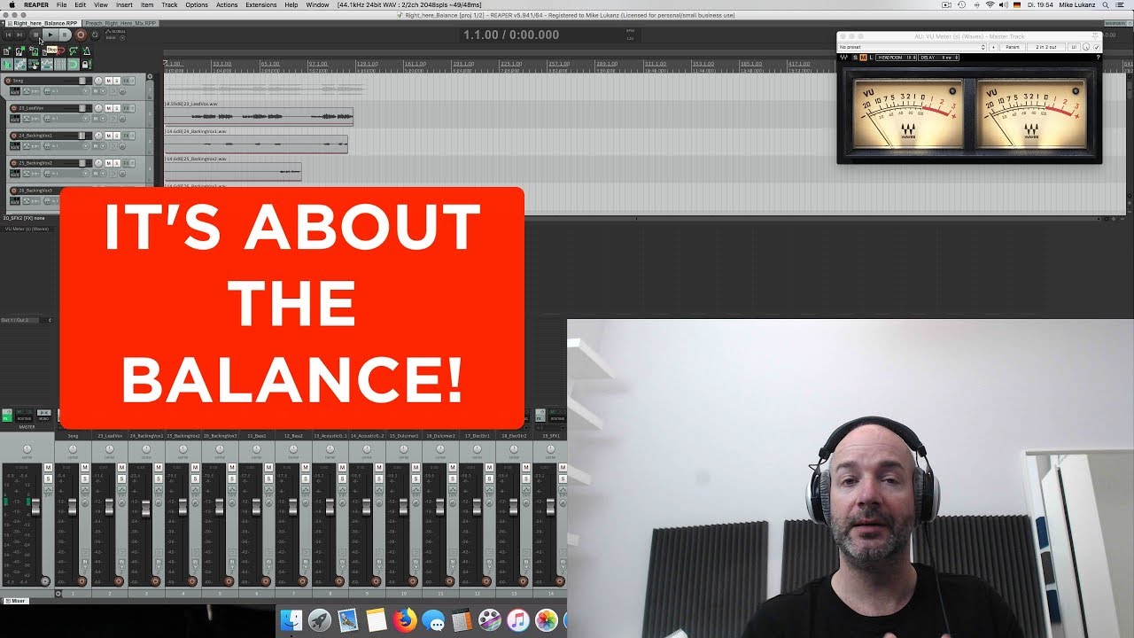Why creating a balance is more important than any plugin in a mix - YouTube