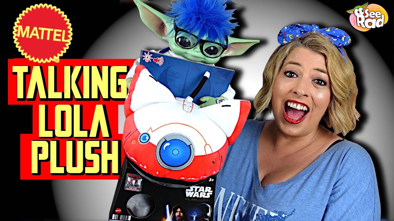 MATTEL Star Wars LOLA (L0-LA59) Sounds & Lights Plush Review (Target ...