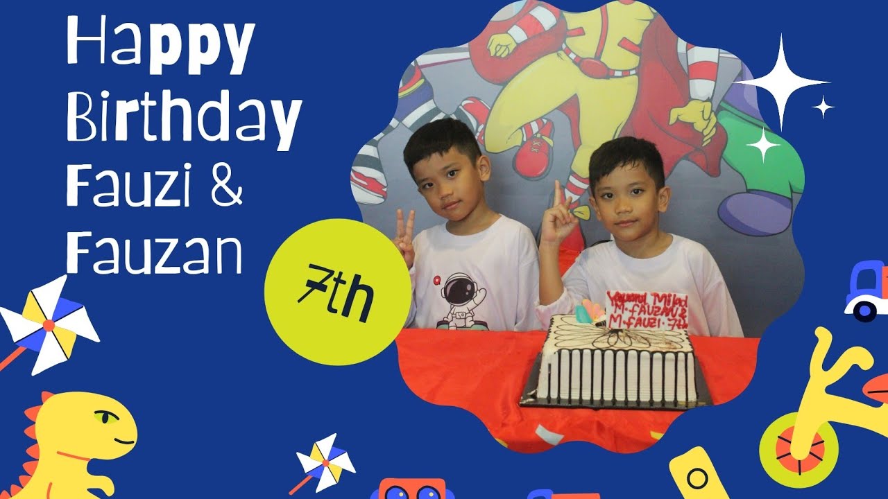 Acara ulang tahun BFF nya mas Rama di MCD || happy birthday Fauzi ...
