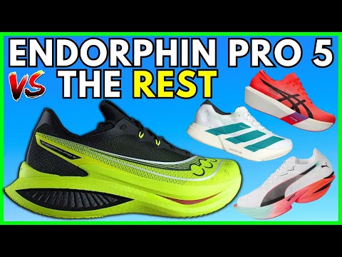 SAUCONY ENDORPHIN PRO 5 vs THE REST! - PUMA FAST-R 3, METASPEED SKY TOKYO & ADIOS PRO 4 - EDDBUD