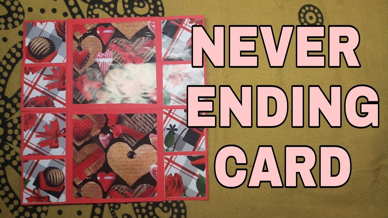 DIY - Never Ending card - Tutorials - How to make - YouTube