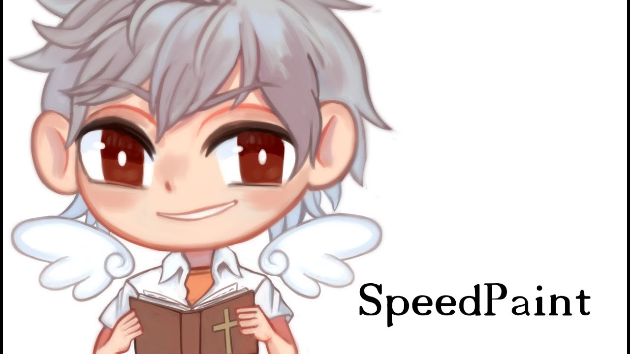 [SPEEDPAINT] Kaworu Nagisa Chibi - YouTube