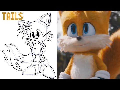 How to DRAW TAILS - Sonic the Hedgehog Movie 2 - YouTube
