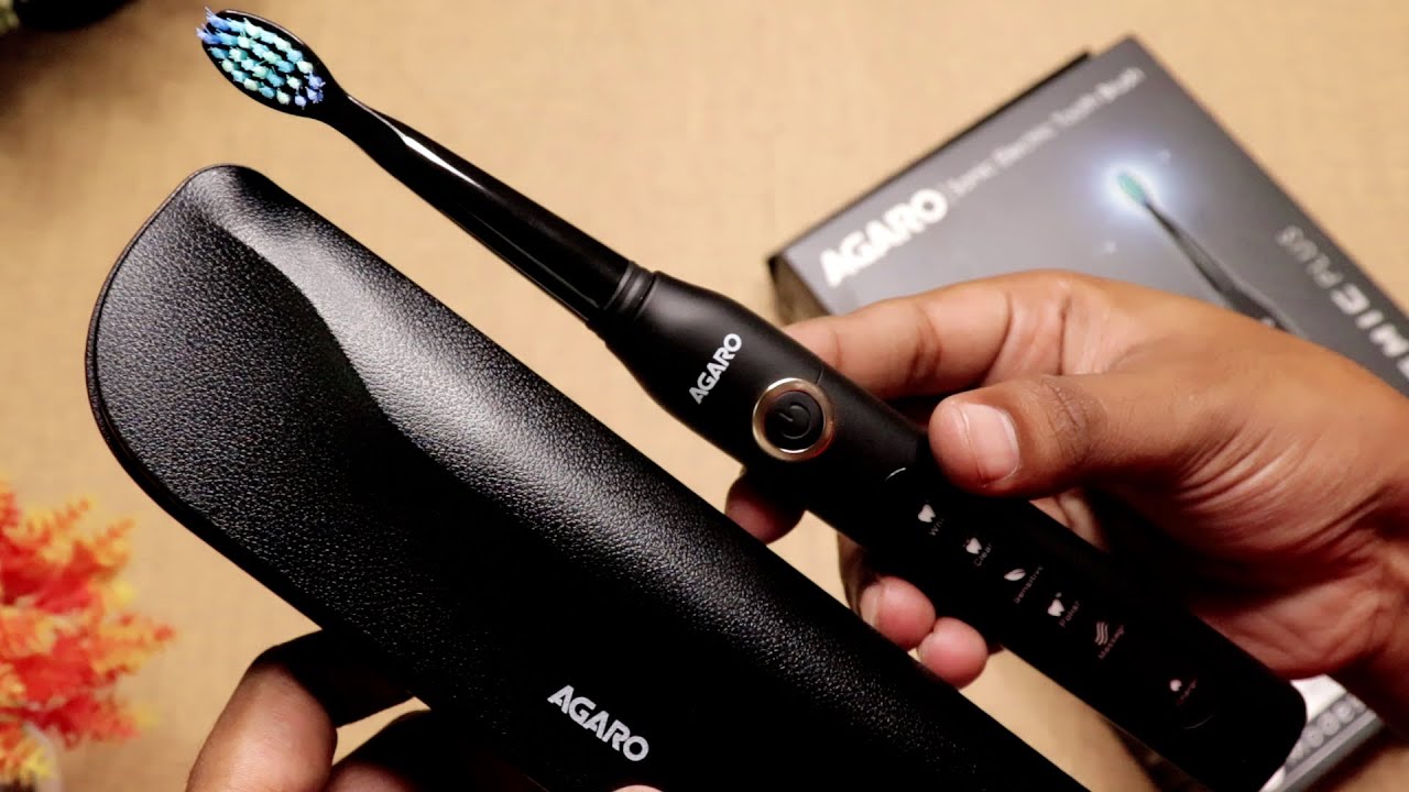 AGARO COSMIC PLUS Sonic Electric Tooth Brush | Unboxing 2023 - YouTube