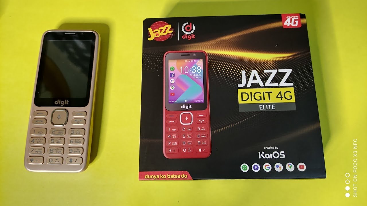 Jazz Digit 4G Elite Unboxing And Review, Price in Pakistan - YouTube