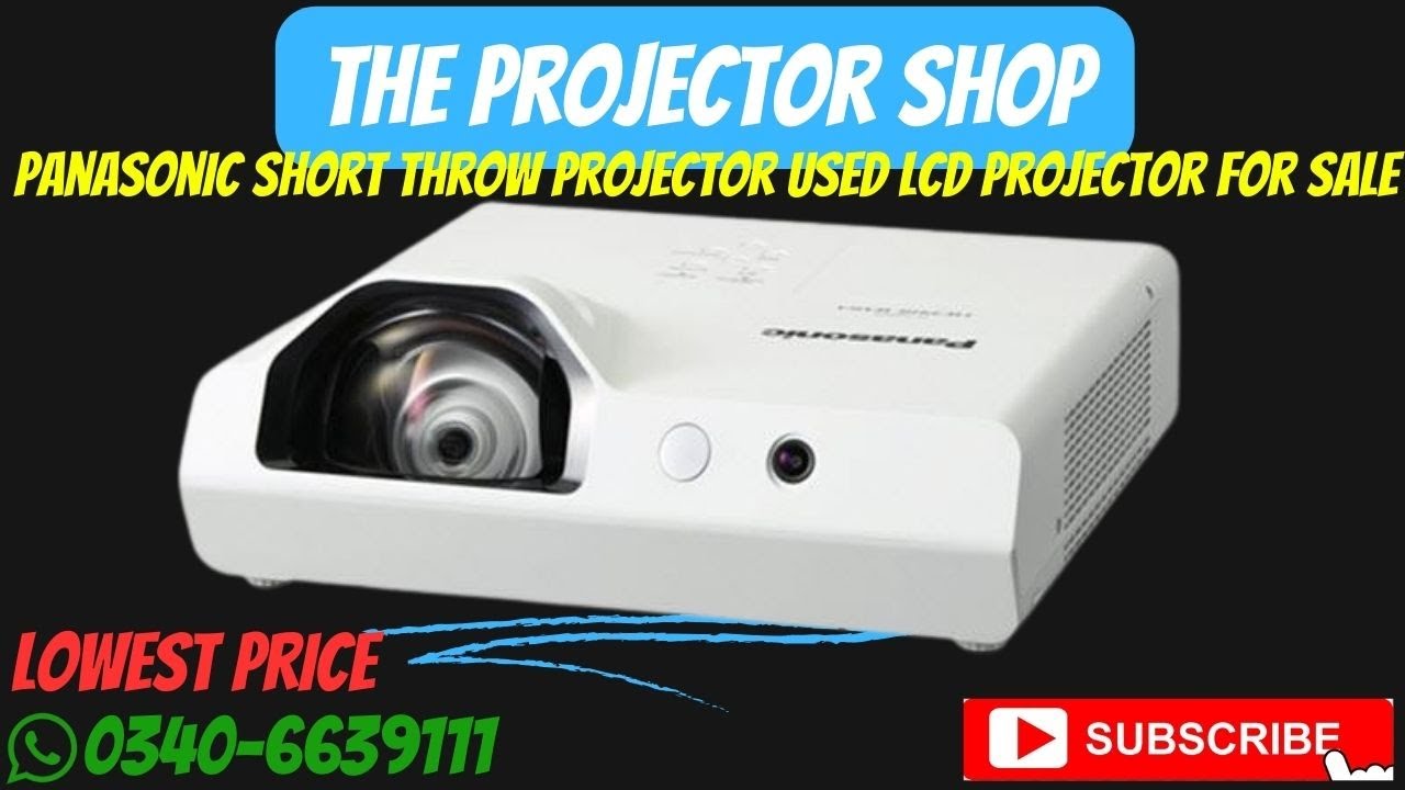 panasonic used projector short throw projector used lcd projector for ...