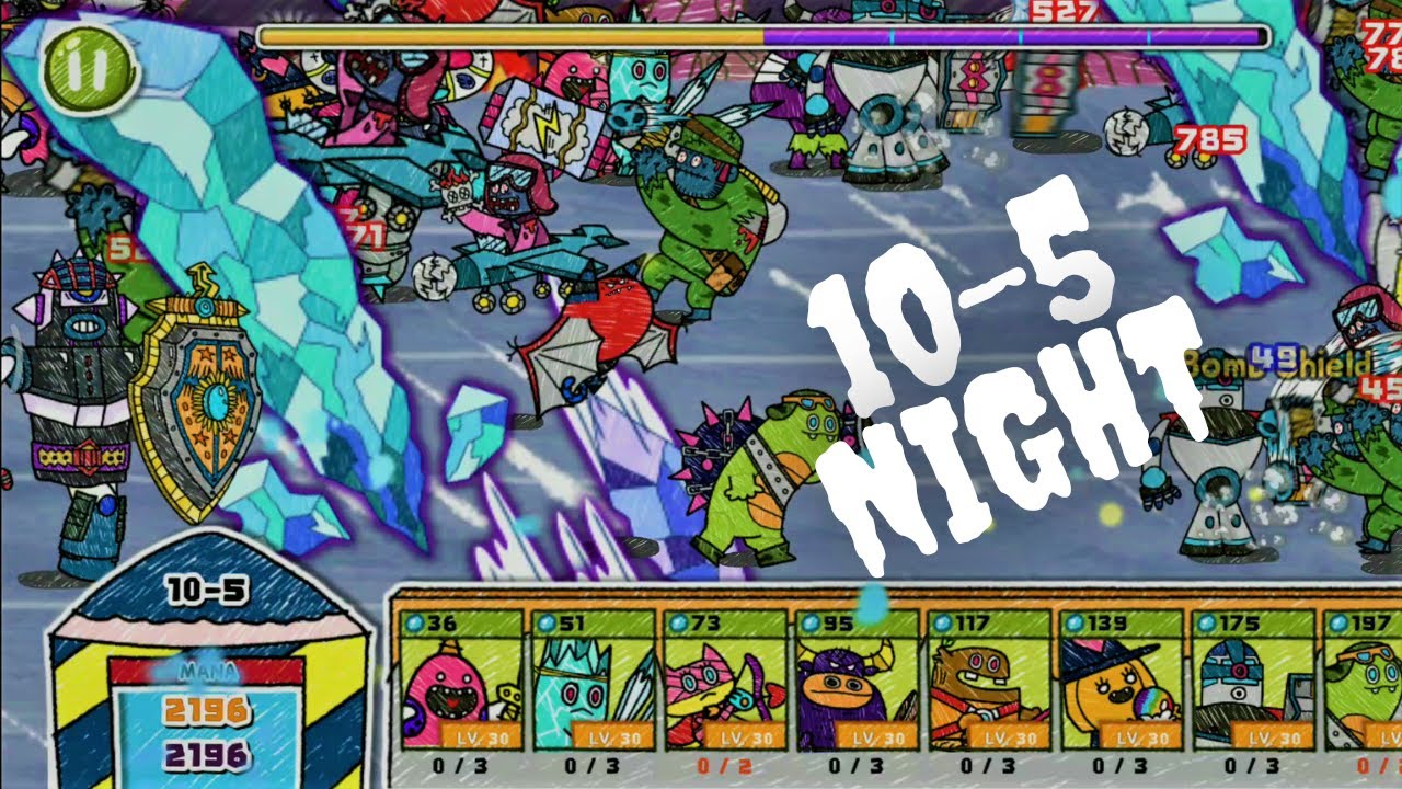Monster VS Zombie gameplay level 10 - 5 Night - Android mobile game ...