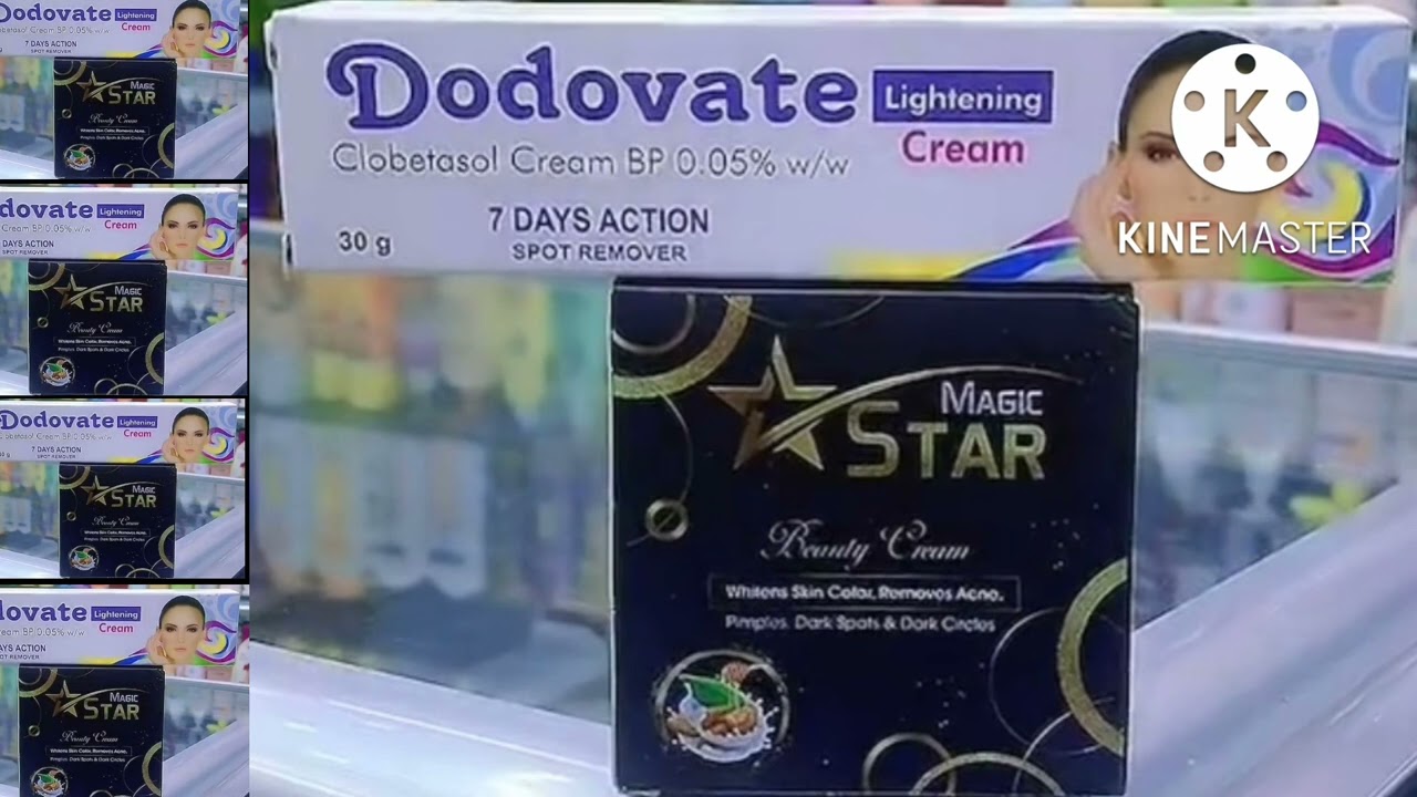 MAGIC STAR BEAUTY CREAM AND DODOVATE LIGHENING CREAM FOR OIL SKIN ONLY - YouTube