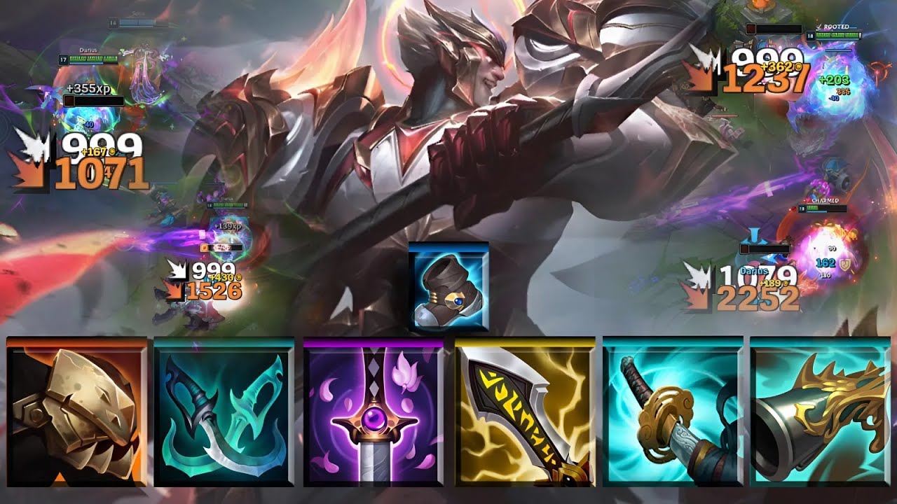 I carried the team with Crit Darius, a 4v5 game - YouTube