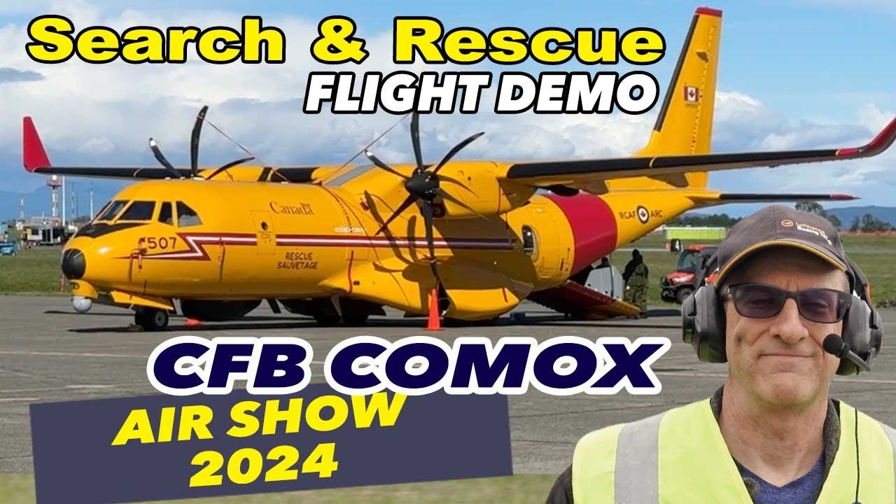 Rescue Demo RCAF Cormorant Kingfisher DHC-6 | CFB Comox Airshow 2024 ...
