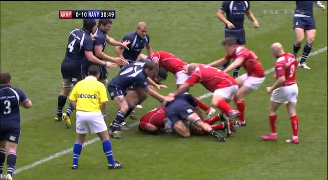 Man on a mission to secure British Army rugby victory 21.09.11 - YouTube