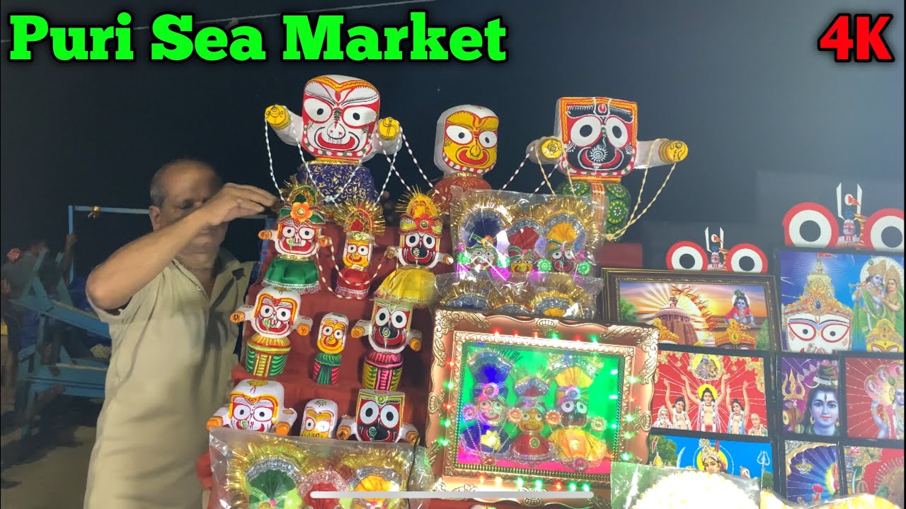 Golden Puri Sea Beach Market || Puri Night Market || #puri # ...